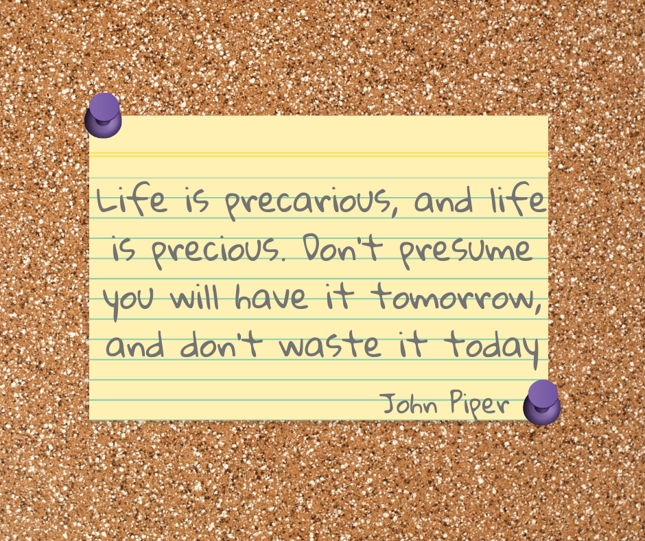 Life is Precarious - Lessons for Life with James Long, Jr.